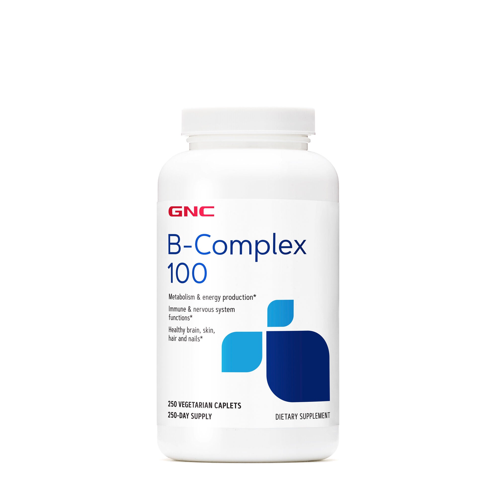 B-Complex 100 - 250 Caplets (250 Servings) | GNC